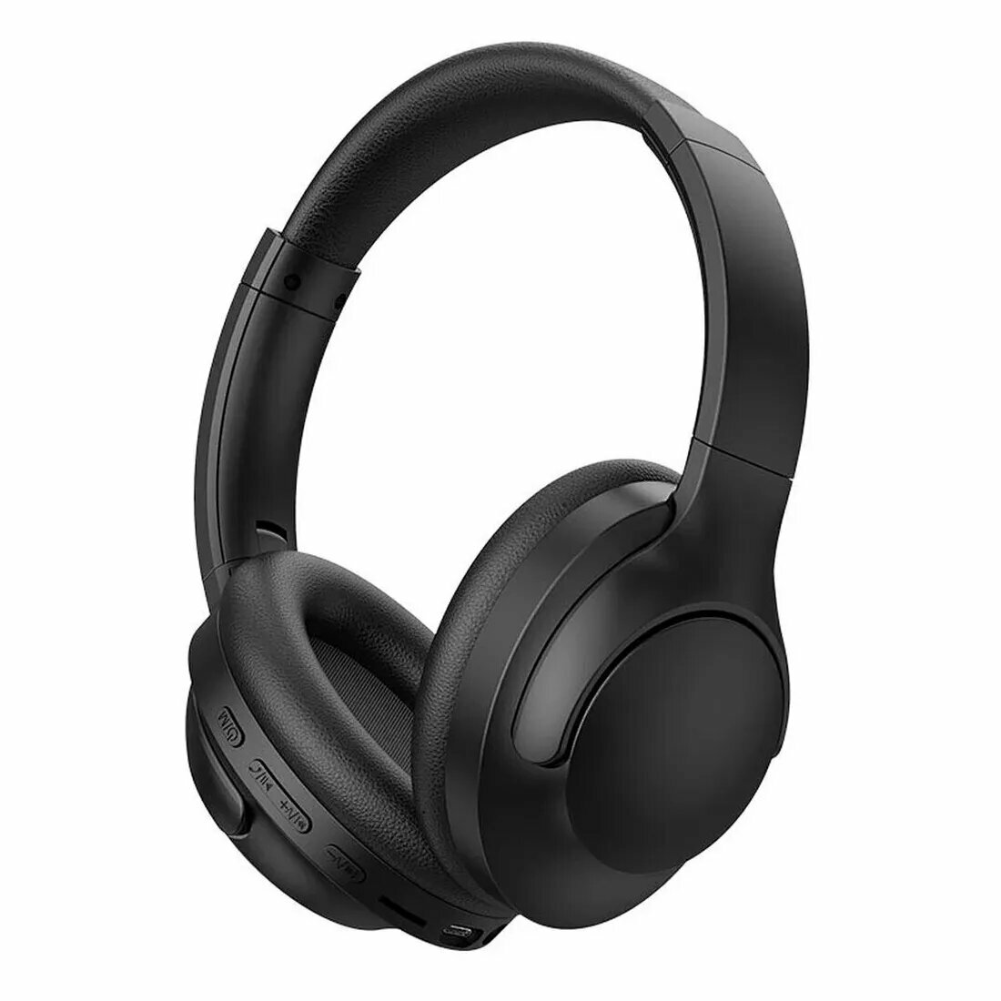 WIWU TD-08 Беспроводные игровые наушники с складной конструкцией, шумоподавлением и совместимостью с Bluetooth, с микрофоном - Черный