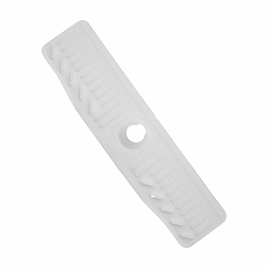 Силиконовая накладка для слива крана-60 см из саржи бежевого цвета