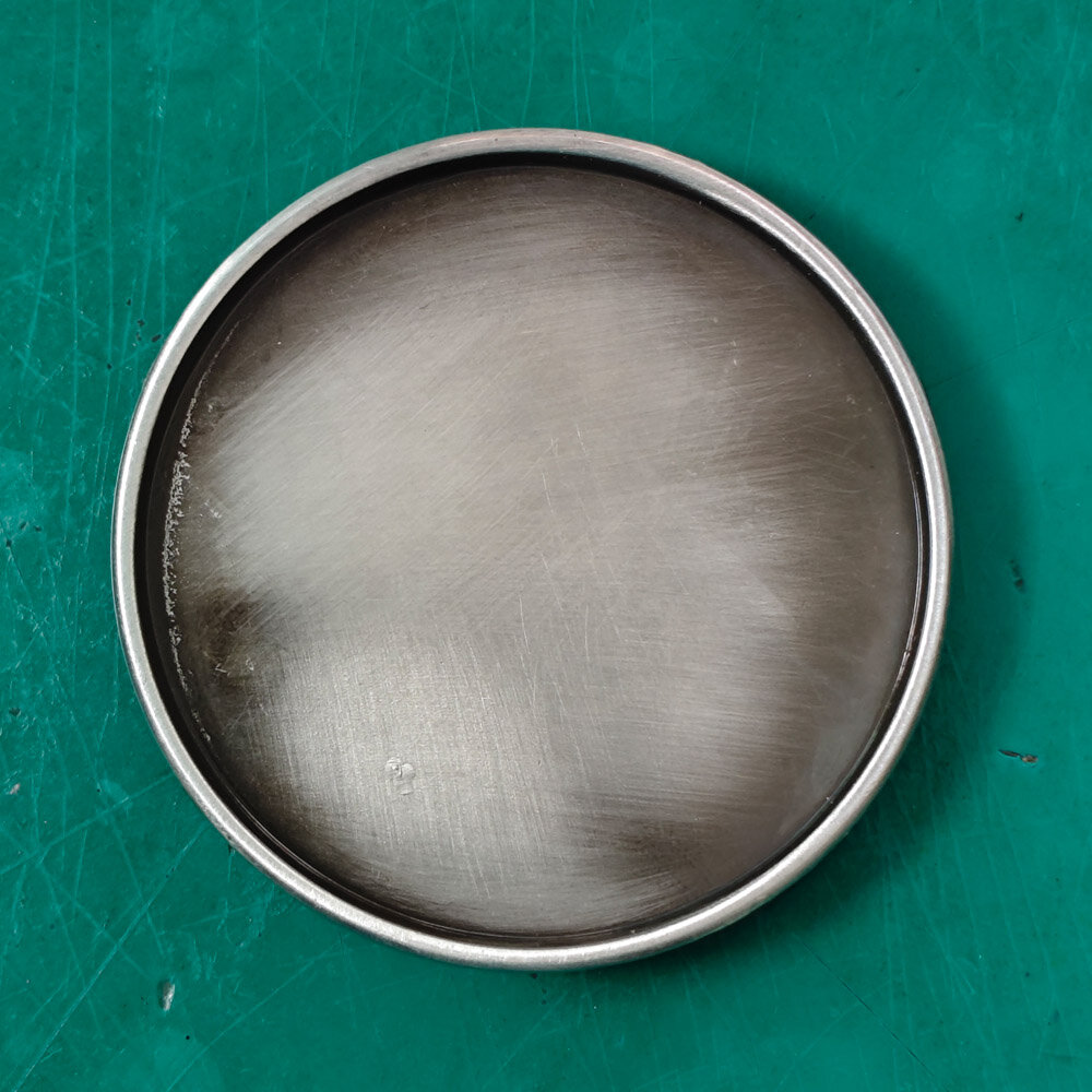 Пряжка для ремня 40мм. Бляха на ремень металлическая с круглый пустой узор