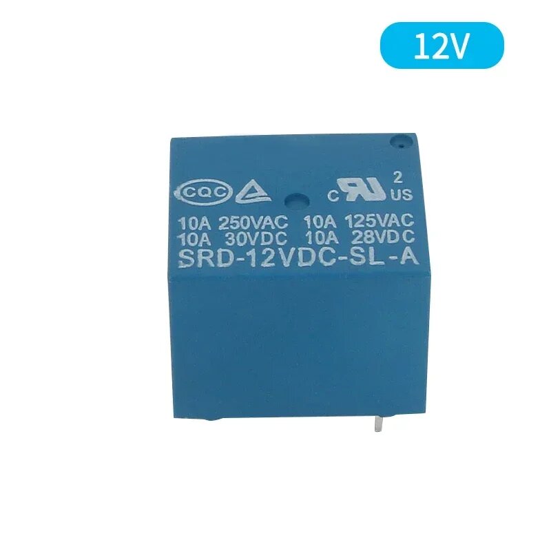 Реле SRD-12VDC-SL-A 10A 125VAC