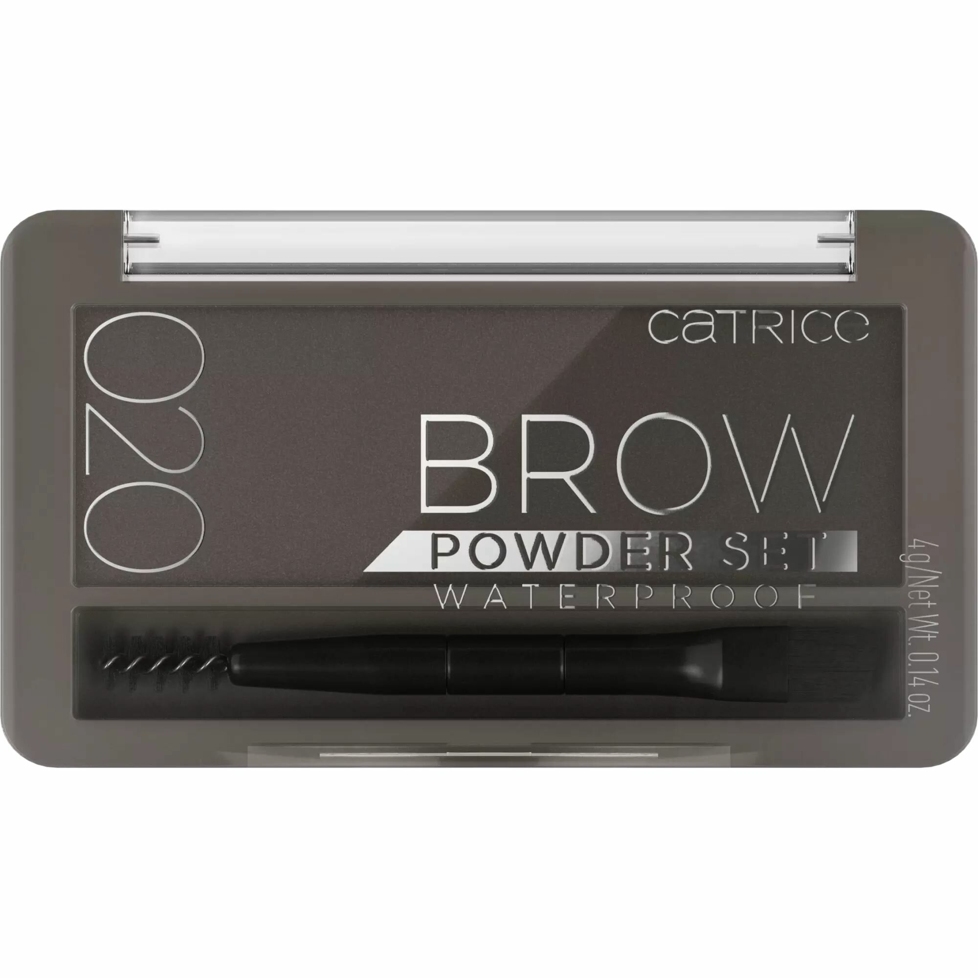 Водостойкая Пудра для Бровей CATRICE (Катрис) Brow Powder Set Waterproof - 020 Ash Brown (Пепельный Коричневый)