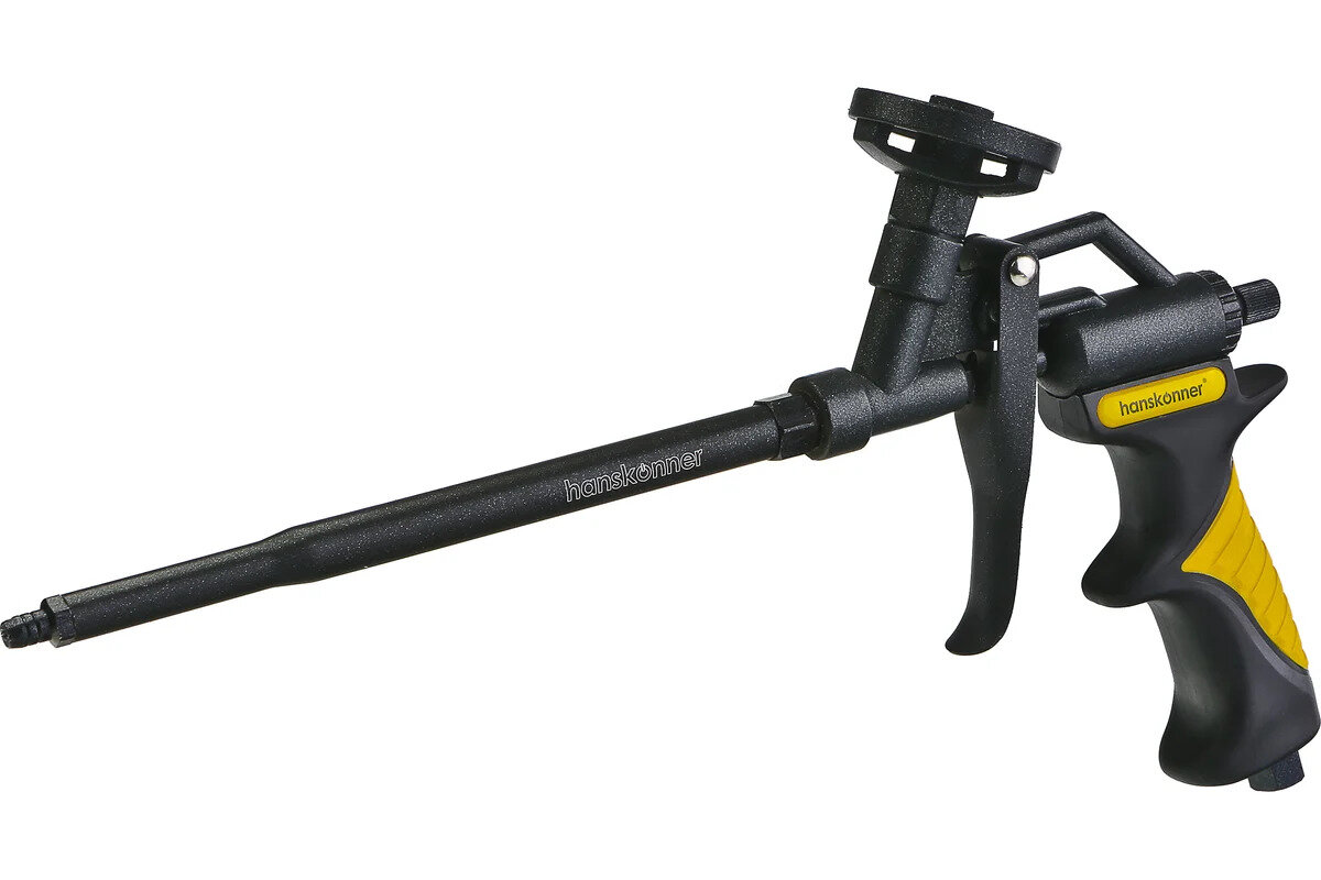 Пистолет для монтажной пены, тефлон, усил рукоятка Hanskonner HK1073-06-02