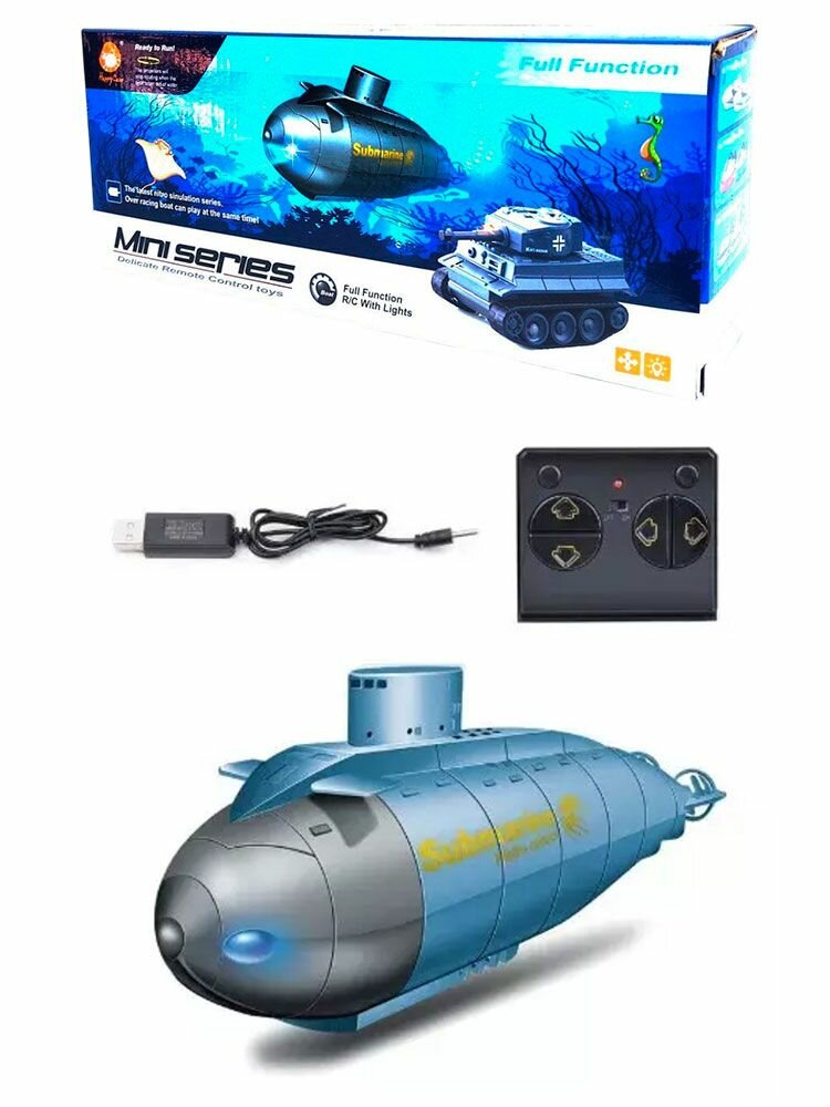 Радиоуправляемая субмарина Happy Cow Submarine mini 40Mhz - 777-586S BLUE