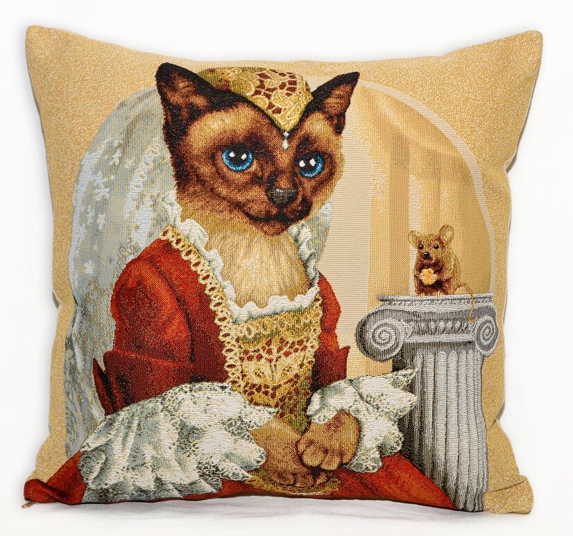 Декоративная гобеленовая наволочка "Аристократ Агнесса" 45х45 см MIDA VANERI