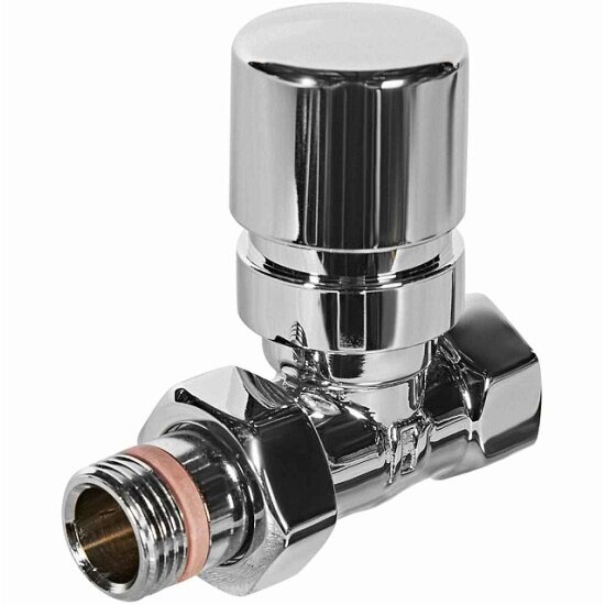 Клапан Stout термостатический Design хром, прямой 1/2