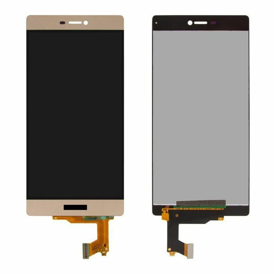 Дисплей (матрица + тачскрин) для смартфона Huawei P8 золотой