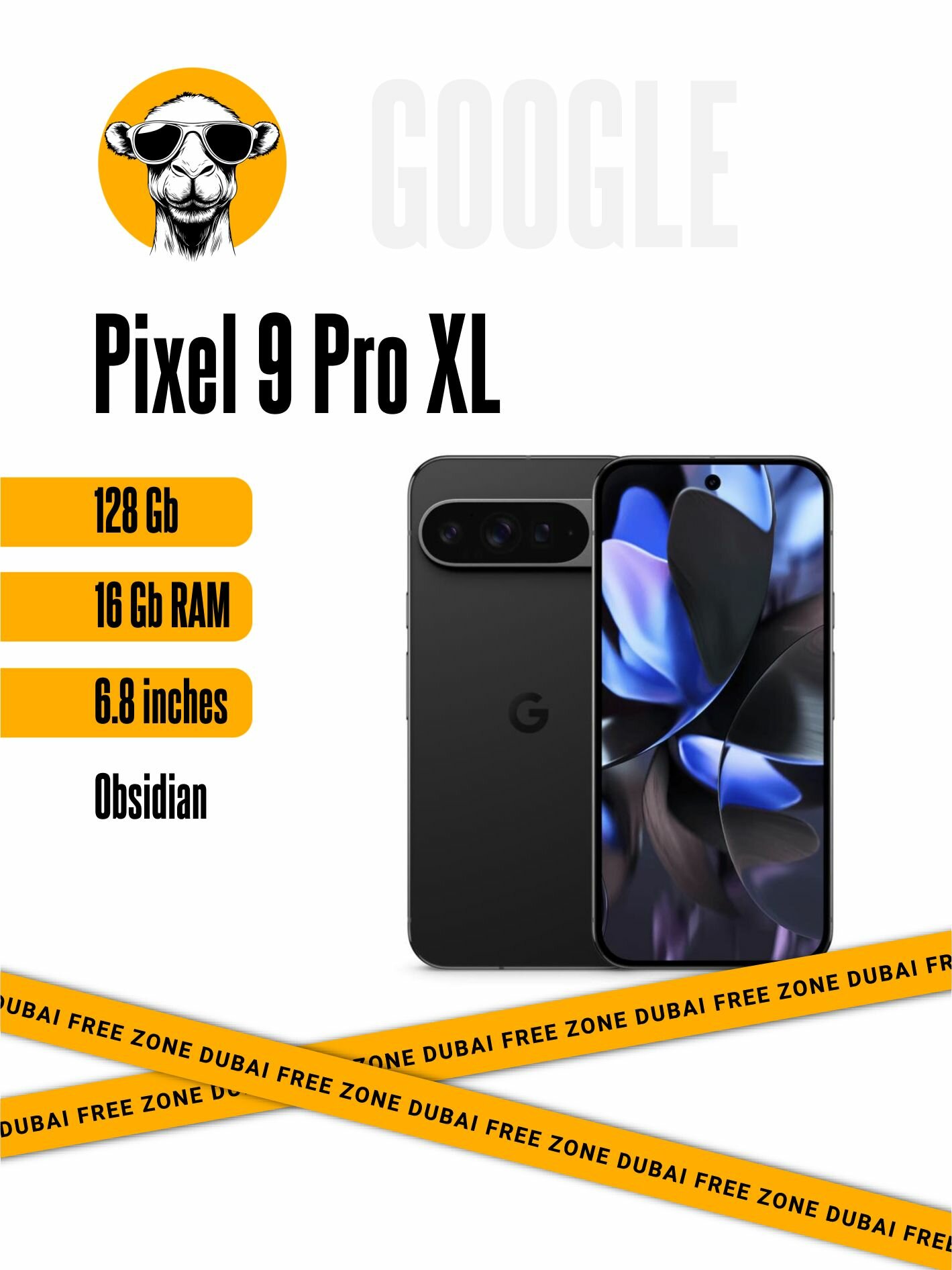 Смартфон Google Pixel 9 Pro XL 16/128Gb Obsidian/Черный