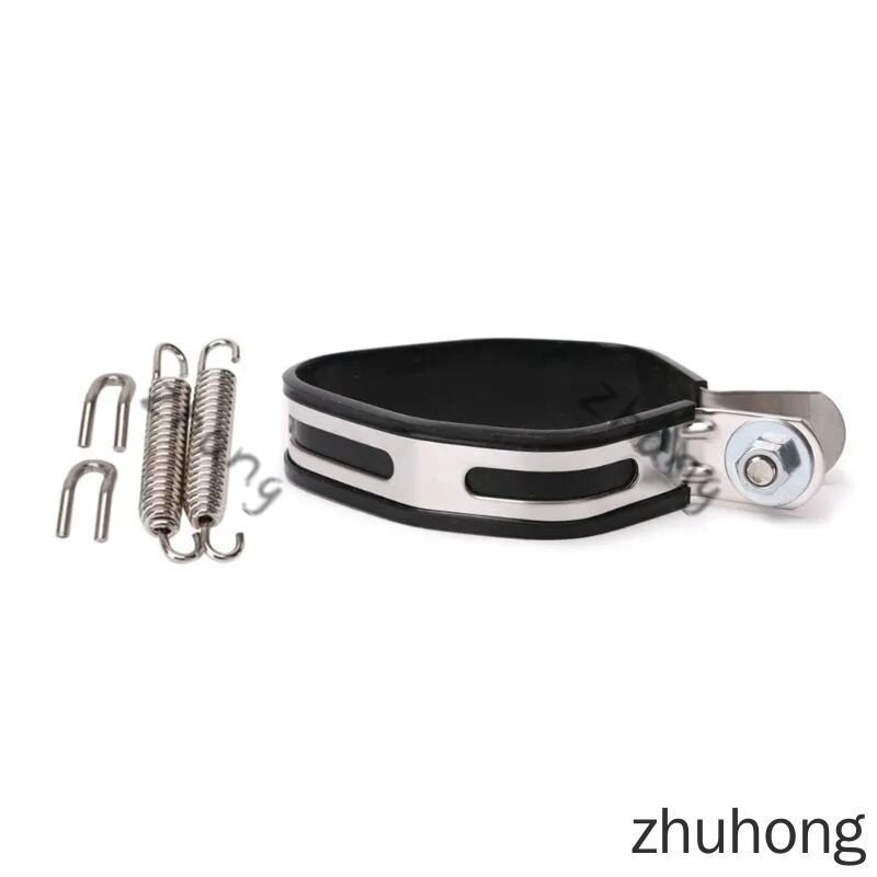 (1 шт.) Хомут для крепления глушителя (нержавеющая сталь), Общего назначения для мотоциклов