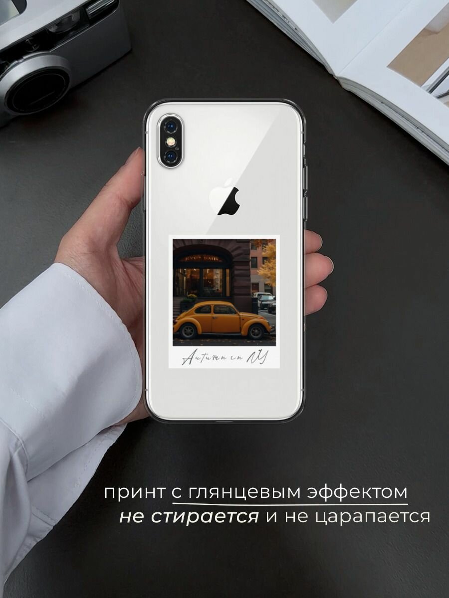 Чехол на Apple iPhone XS Max / Айфон XS Max с принтом Осенний палароид — фото 1