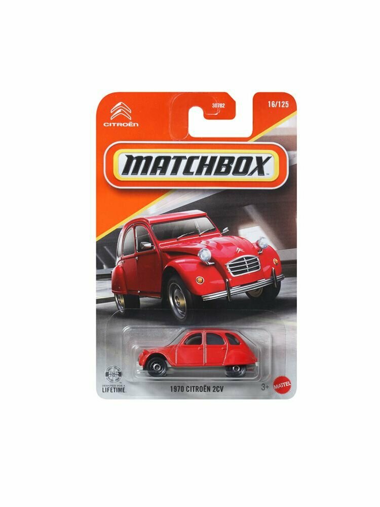 Машинка Matchbox Toys 1:64 Scale Die-Cast Basic Car 30782 1970 Citro n 2CV
