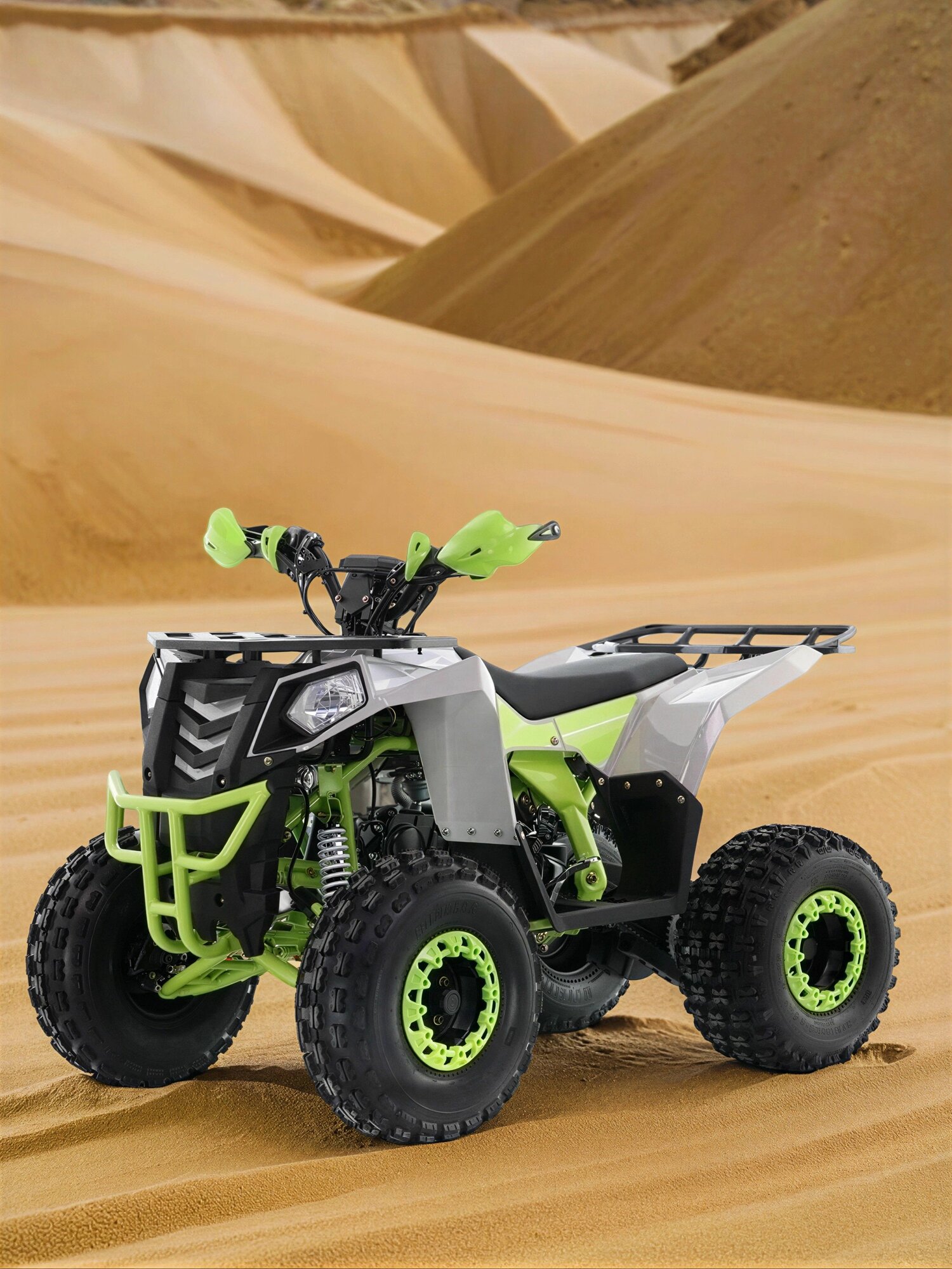 Квадроцикл COMMANDER ATM 125 см3 GREEN & GREY (вариатор 1+1R)