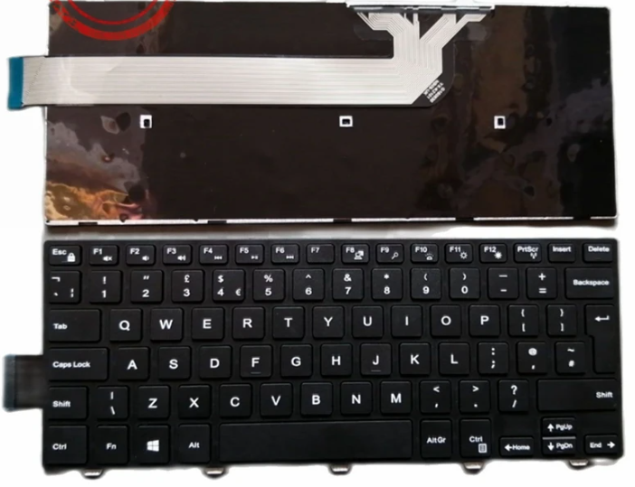 Подходит для клавиатуры Dell 14PD 14-7447 5468 5458 5442 5459 3468 5441 5446 【►Совершенно новый/Великобританский