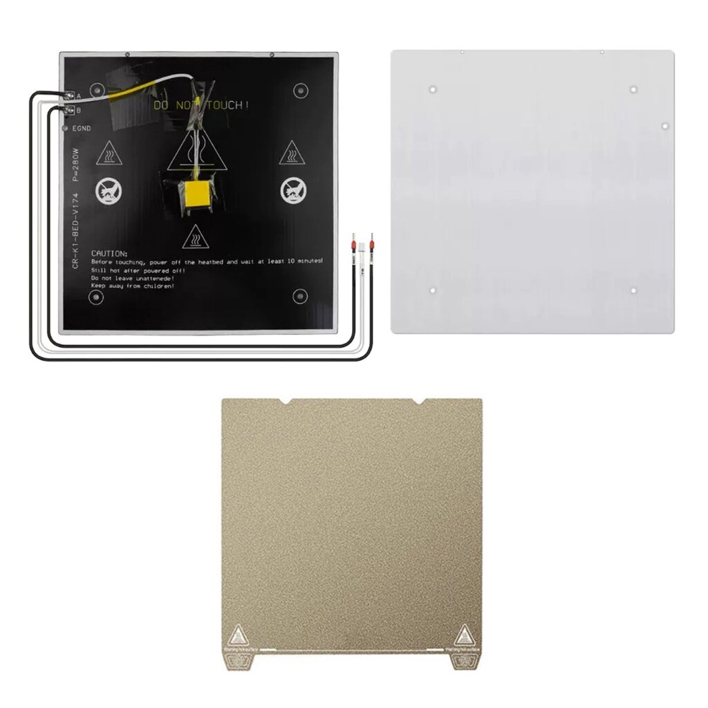 K1 алюминиевая подложка hot bed platform kit 235x235 мм-платформа с магнитом PEI board