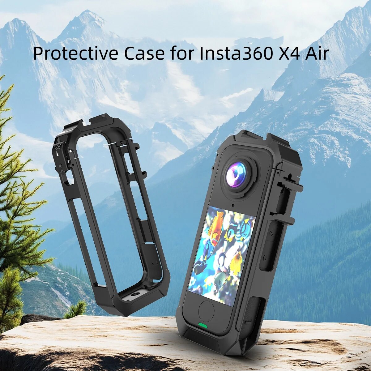 Защитный чехол для воздушной камеры Insta360 X4, противоударный и устойчивый к падению защитный аксессуар