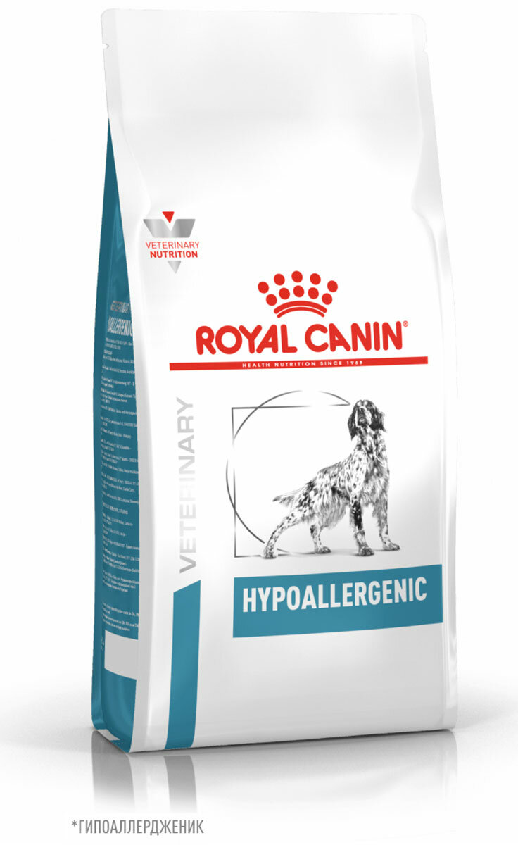 Корм сухой Royal Canin Hypoallergenic для взрослых собак, при пищевой аллергии, 4 кг