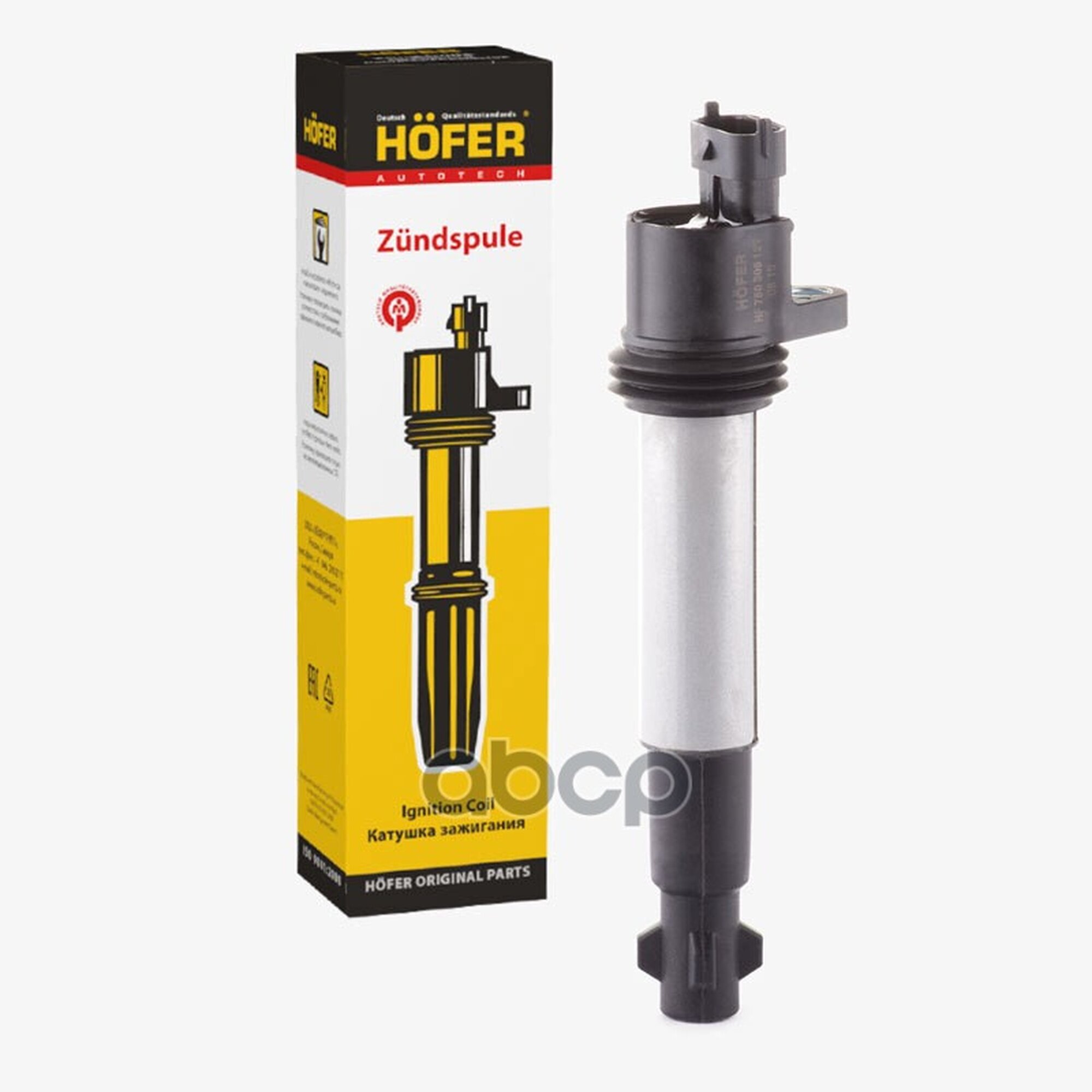 Катушка зажигания HOFER ВАЗ 2110-2112, 1117-1119, 2170, 2190 (1.6 16 V) HOFER арт. HF750305