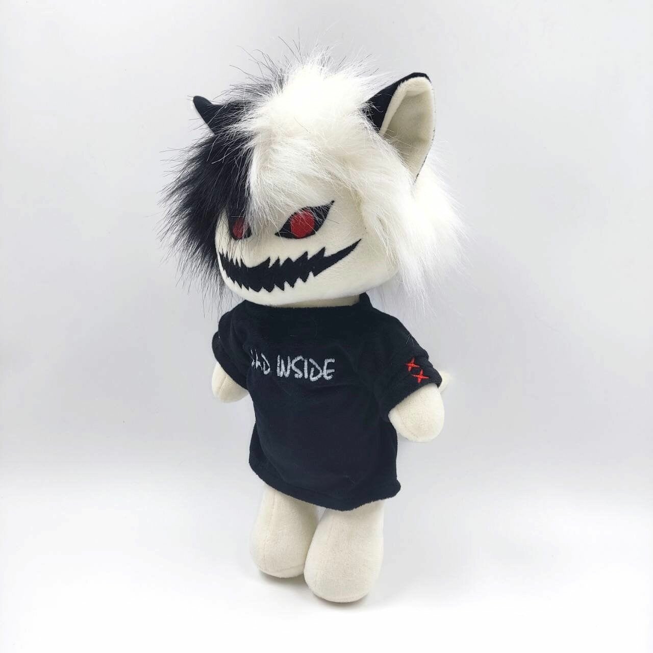Мягкая игрушка кот "zxc cat" аниме дед инсайд курсед, 33 см — фото 1