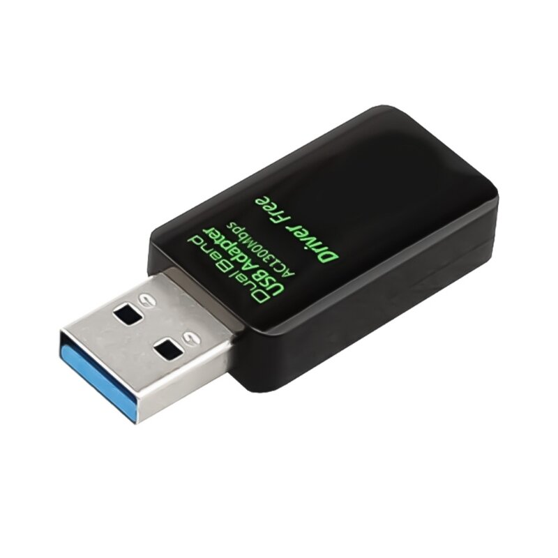 USB-адаптер Wi-Fi 1300 Мбит/с 2,4 ГГц/5,8 ГГц WIFI5 беспроводной сетевой приемник для ПК, ноутбука и настольного компьютера
