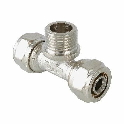 Тройник МП 20х3/4" НР VALTEC