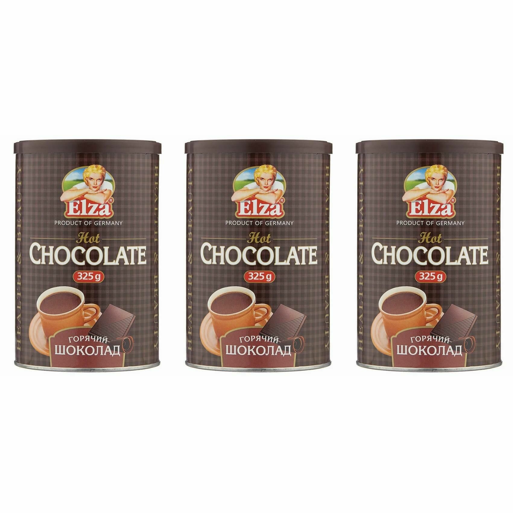 ELZA Горячий шоколад Эльза, 325 г, 3 шт
