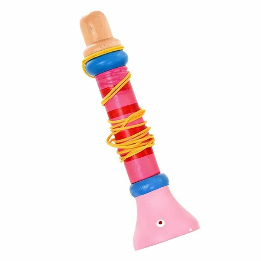 Деревянная дудочка для малышей - развивающая игрушка, музыкальный инструмент для детей от 12 месяцев