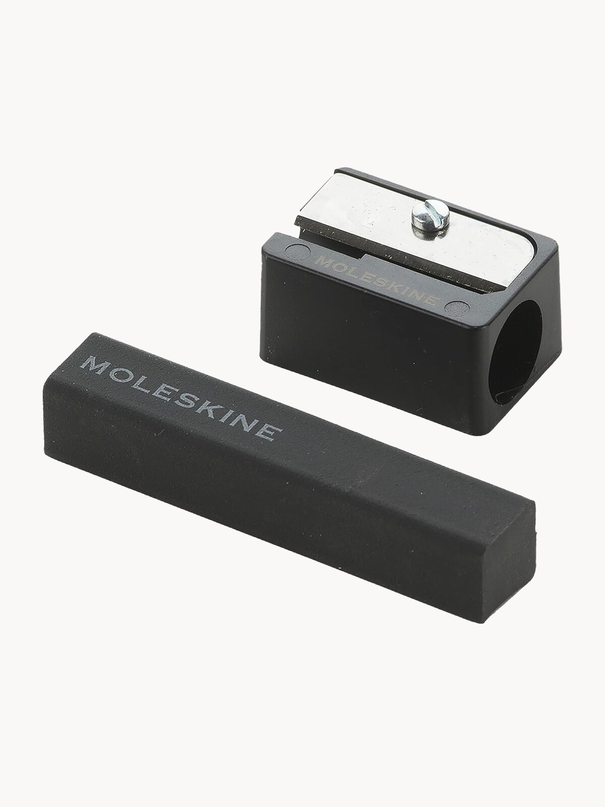Набор Moleskine Eraser and Sharpener EW2SRA ластик и точилка, черный