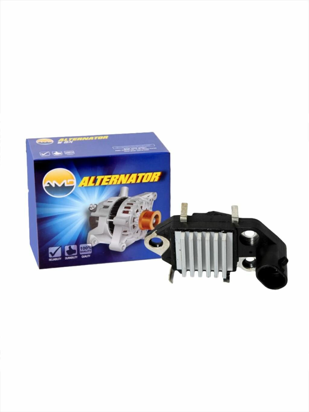 Регулятор напряжения генератора AMD AMD. EL364, Daewoo Matiz 0.8, 1.0 09.98, Chevrolet Spark 0.8, 1.0 05.05