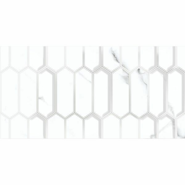 Azori Плитка CALACATTA OPACO DIAMOND мат 31,5x63 9,5 мм арт. 00-00108674 (цена за 1.59 м2)