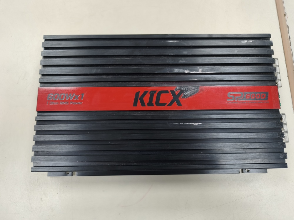 Автомобильный усилитель мощности SP 600D Kicx 1-канальный усилитель (Б/У) уценка