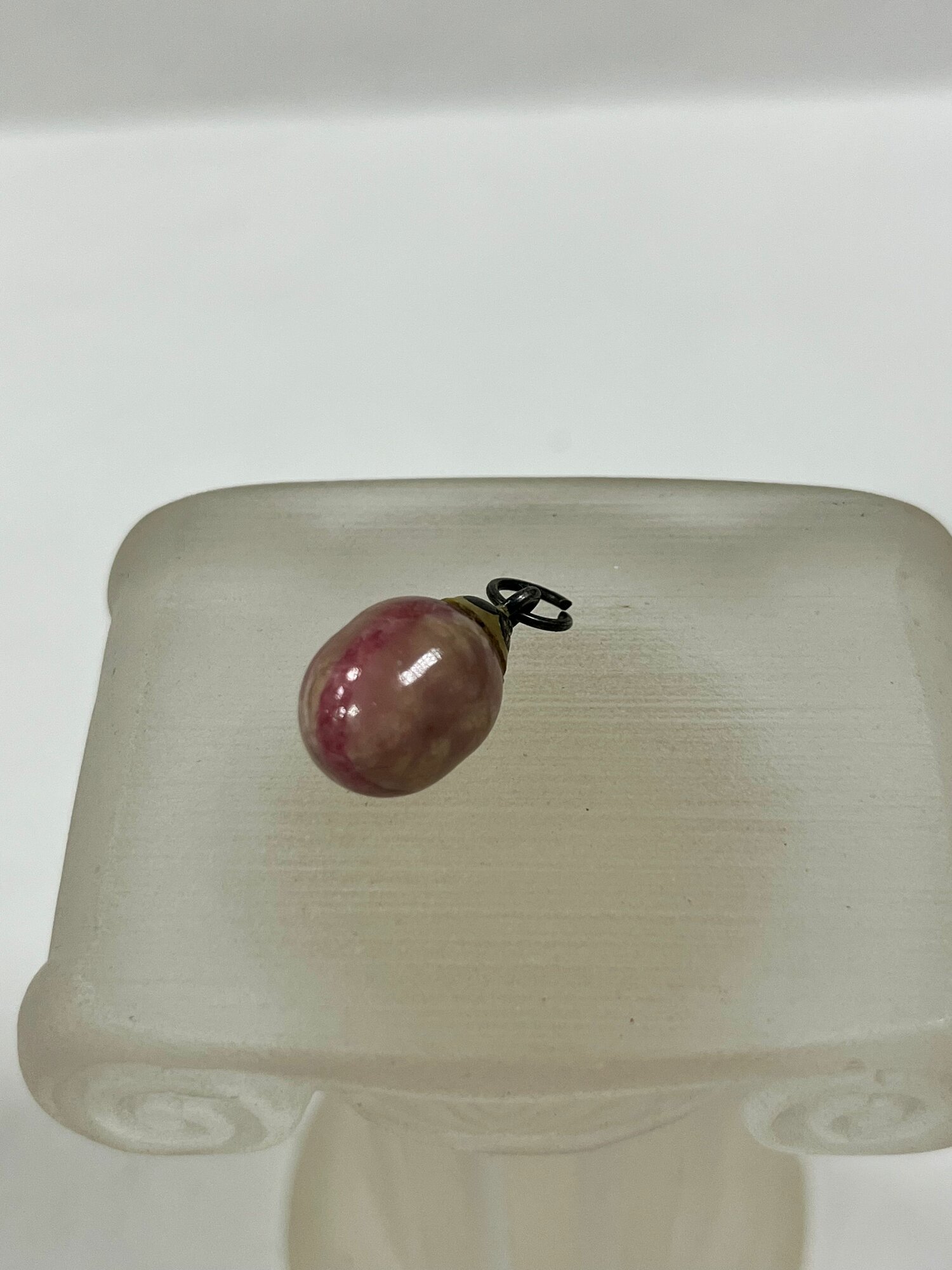 Винтажная подвеска, кулон, родонит