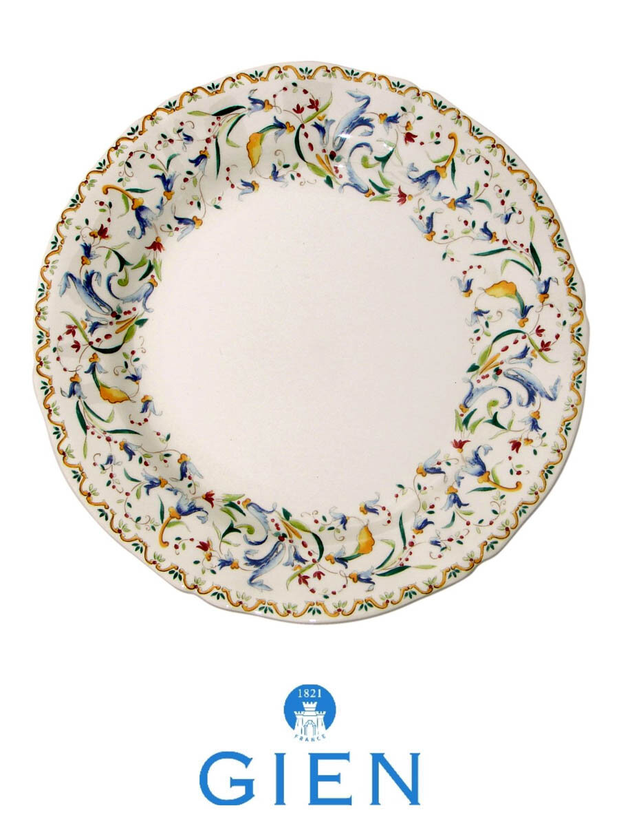 Набор тарелок десертных Gien Toscana 23,2 см, 4 шт, фаянс, коллекция Toscana
