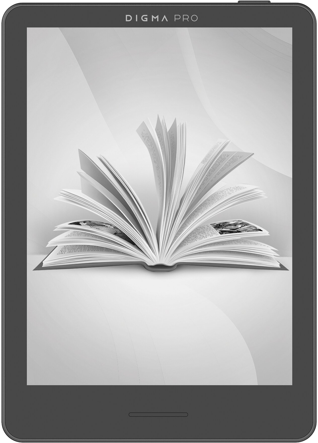 Электронная книга с чехлом Digma Pro Moon 6, 6", E-Ink Carta, 758x1024, 1.8Ghz 1Gb/32Gb/SD/microSDHC/frontlight