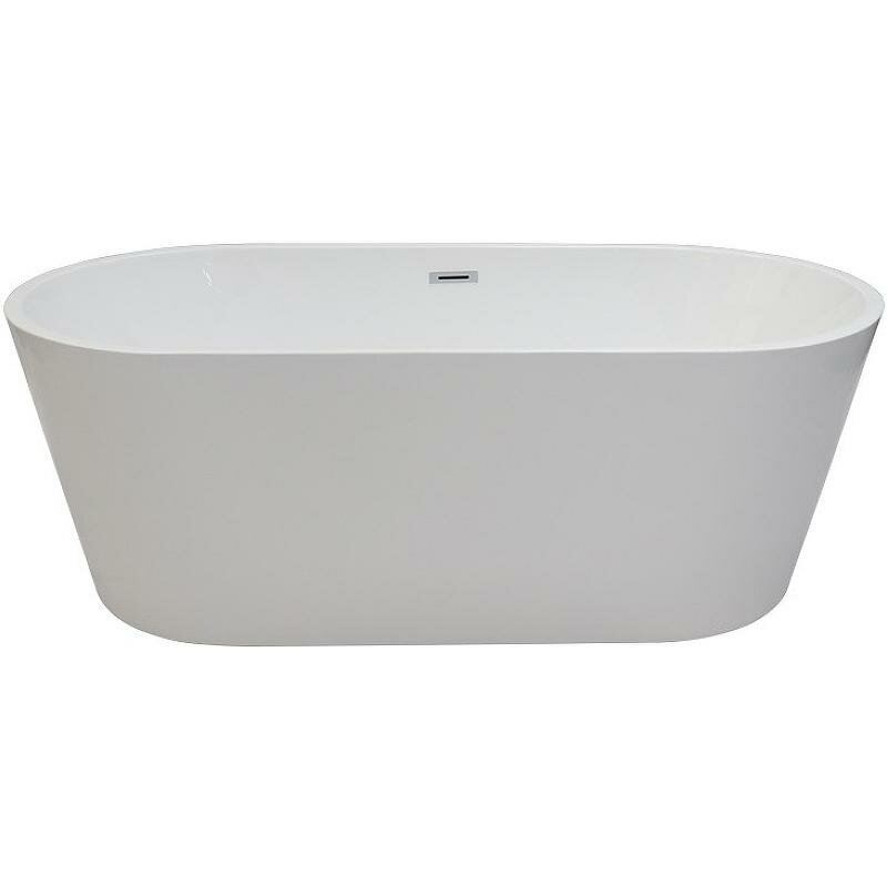 Акриловая ванна Ceruttispa Resia 168x73 7388 Белая Овальная