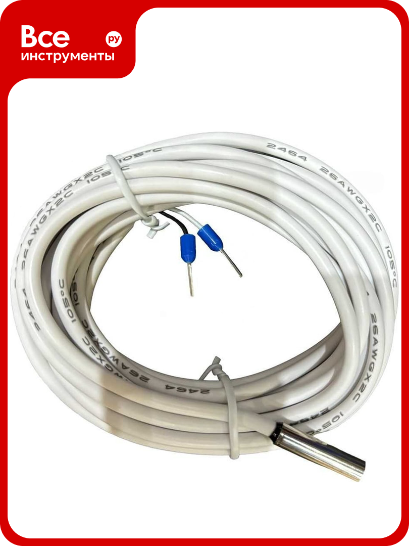 Датчик температуры пола OKSELER NTC 10К длина 3 метра Oks00324