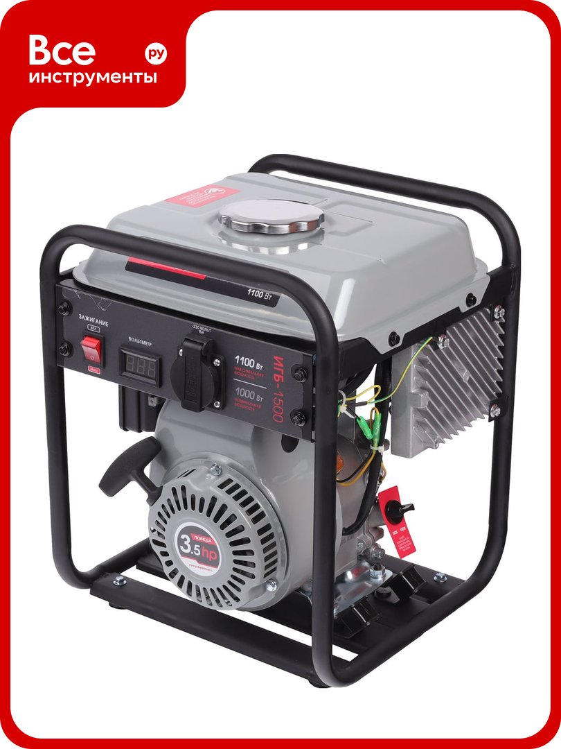 Генератор инверторный Победа ИГБ 1500 475102215