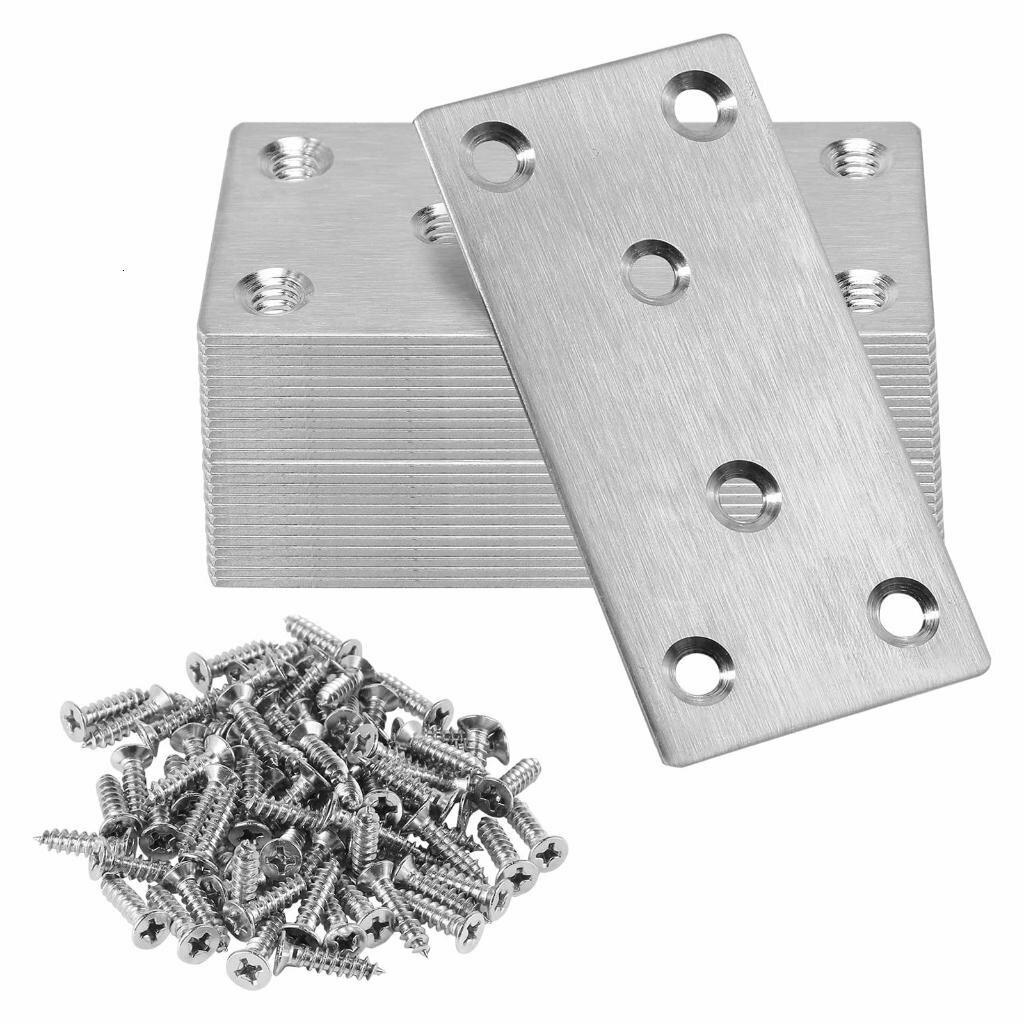 Стальные крепёжные скобы для мебели, 80X40 ММ