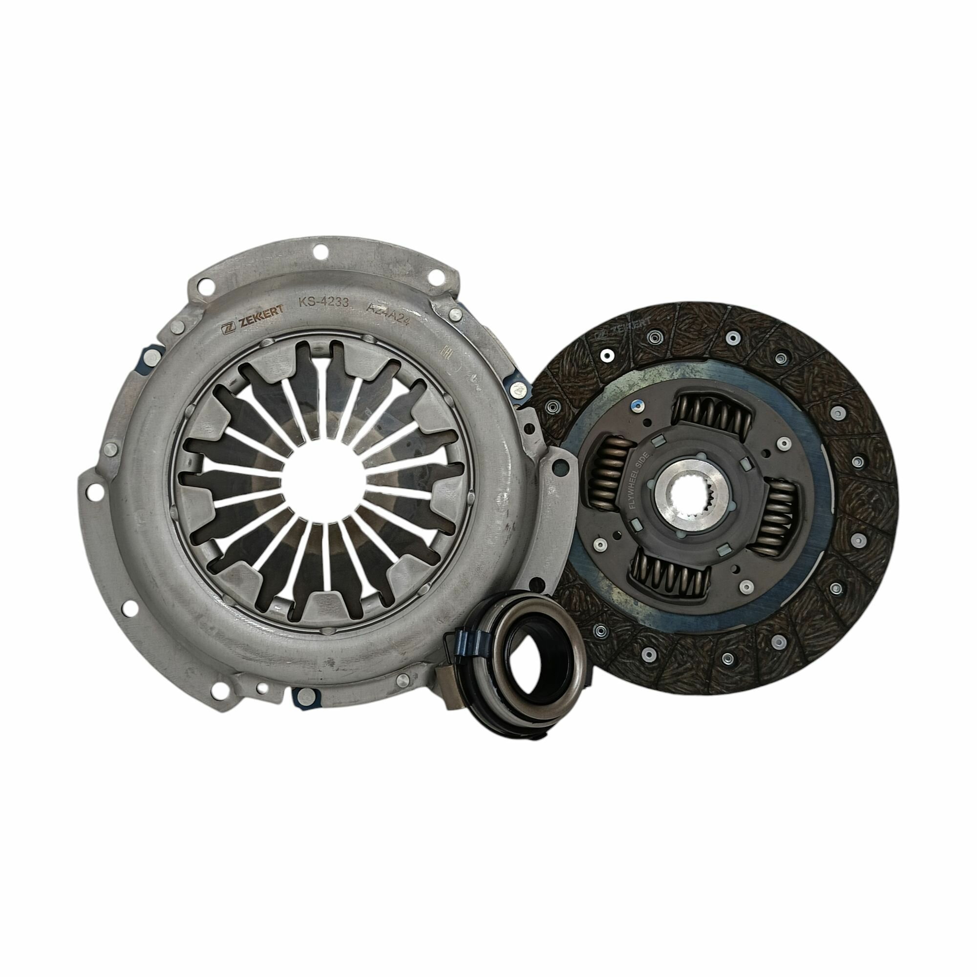 Сцепление Лифан Солано Х50 Бриз (Lifan Solano 1.6 Brezz 1.6 X50) комплект (диск +корзина+выжимной подшипник ) ZEKKERT