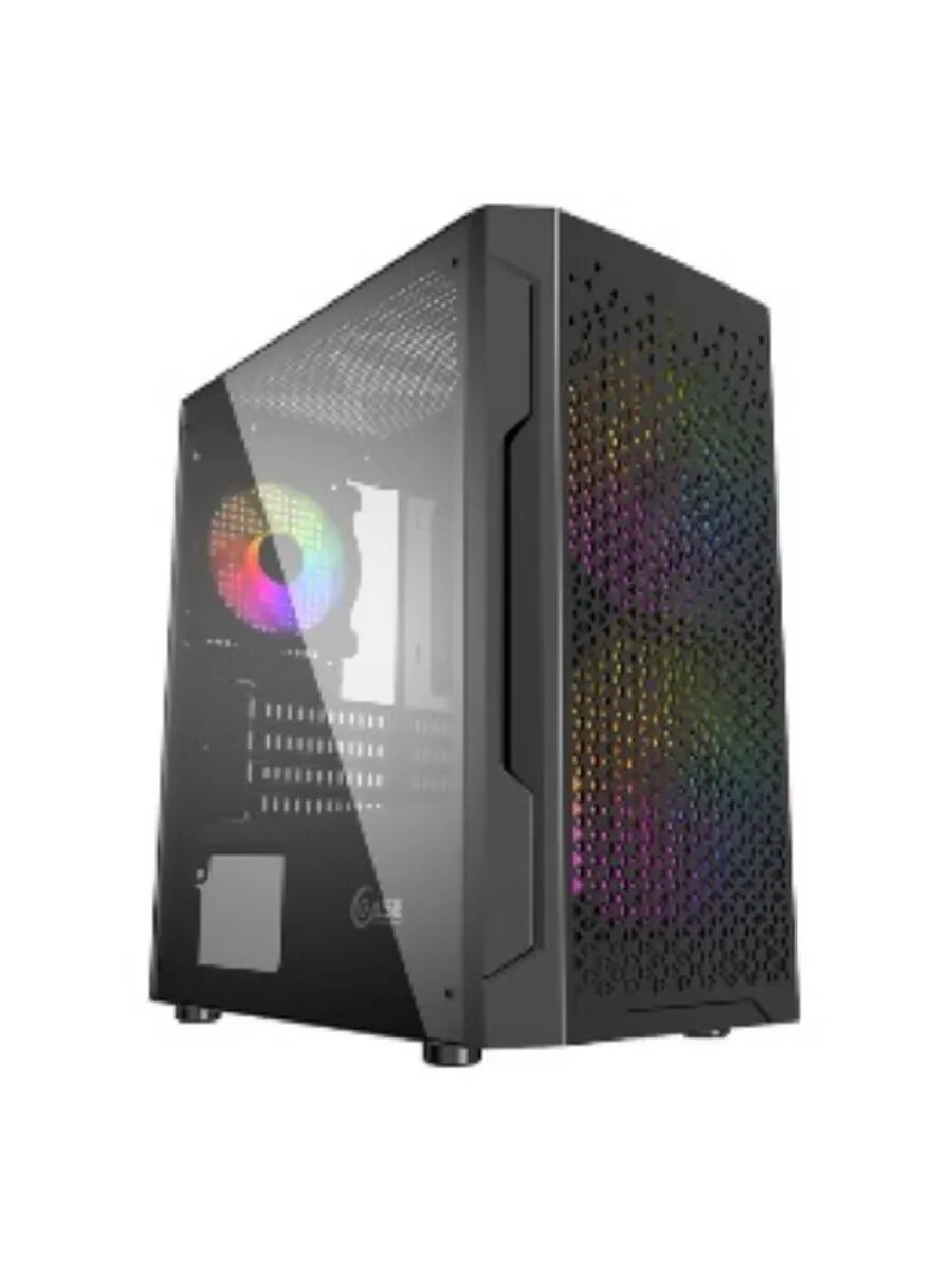 Корпус Mistral Micro Z3B MESH LED CMIMZB-L3 черный