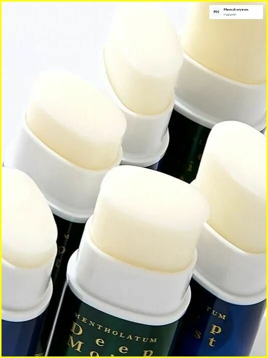 MENTHOLATUM Бальзам для губ увлажнение + питание с Ментолом 4,5 g./Rohto Japan