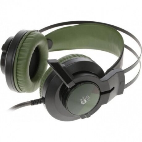 Наушники A4Tech Bloody J450 черный/зеленый