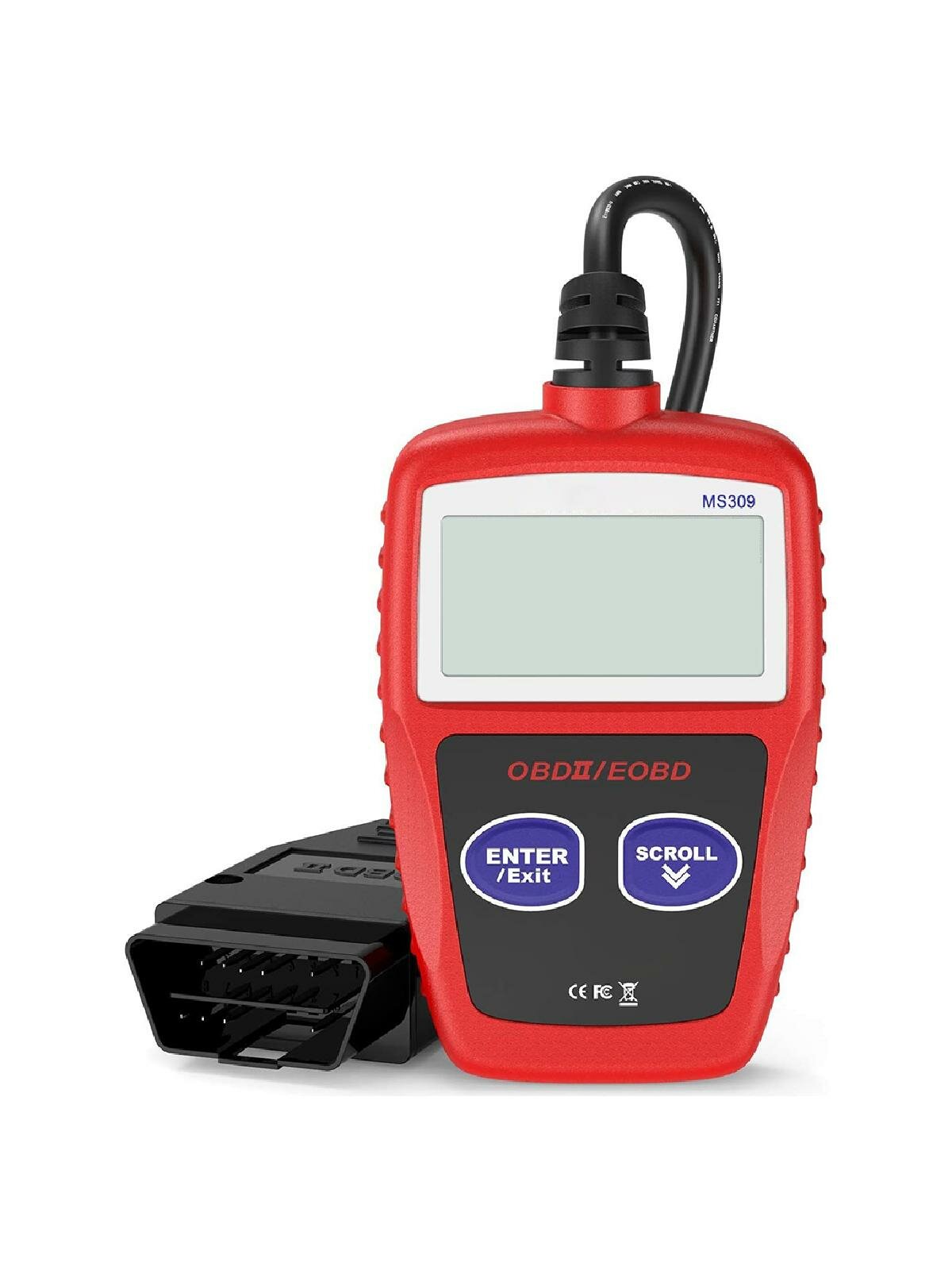 Автомобильный сканер OBD2 Сканер Считыватель кода неисправности автомобиля Инструмент диагностики аккумулятора