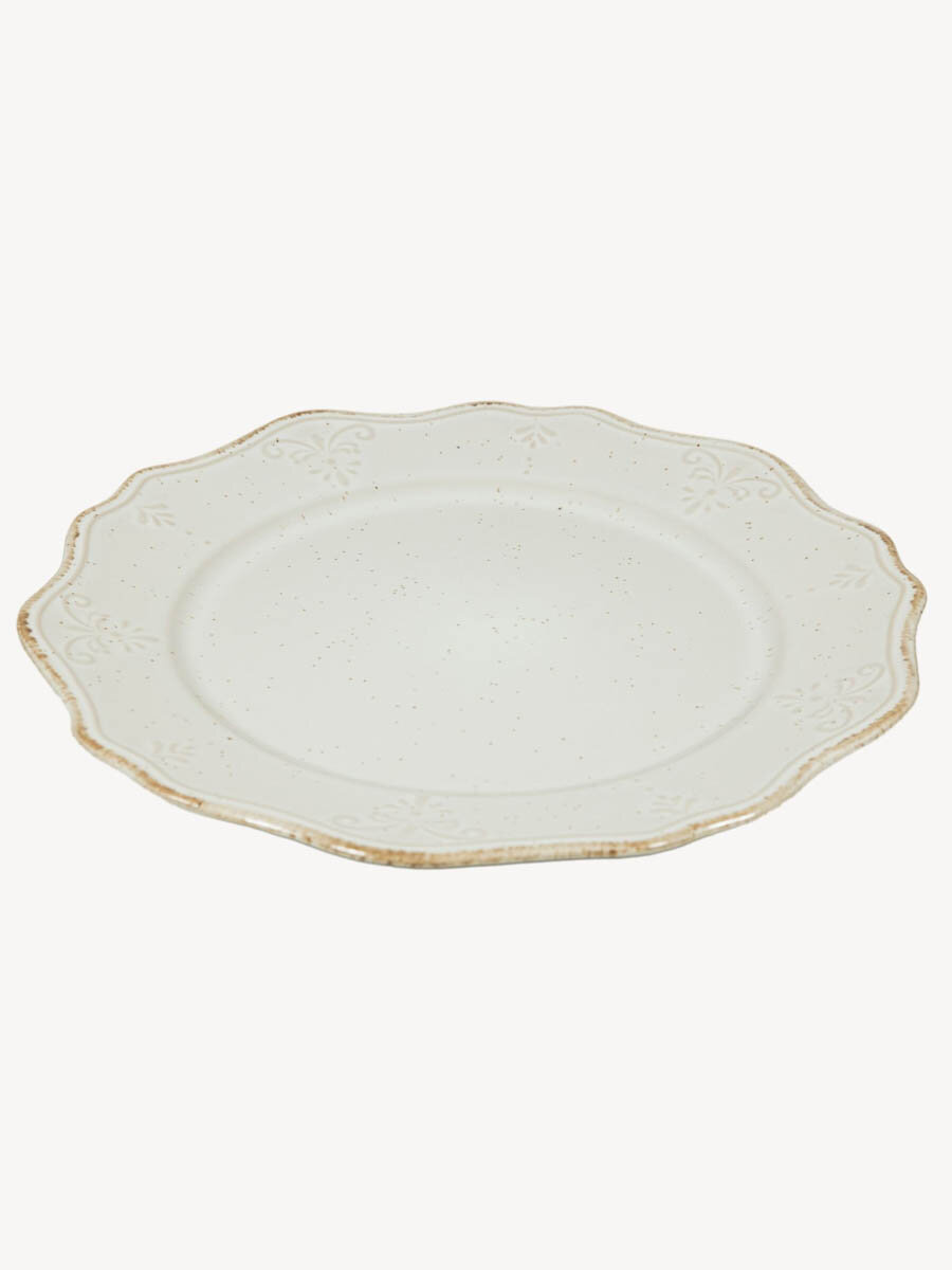 Тарелка обеденная Дымов Керамика Мотив. Солнце, диаметр 26.5 см, керамика