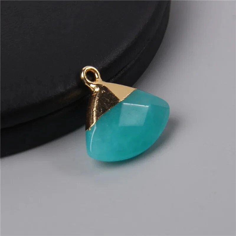 Подвеска Amazonite NO.4, золотистый металл