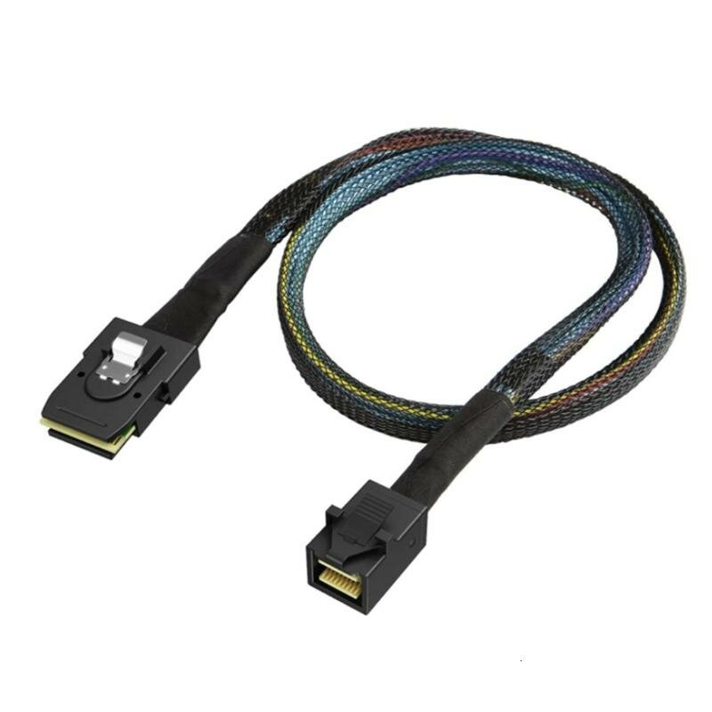 Гибкий внутренний кабель MiniSAS–MiniSAS, 0.5m