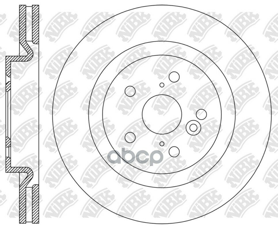 Диск тормозной HAVAL F7 (19-) передний (1шт.) NIBK NiBK арт. RN2291