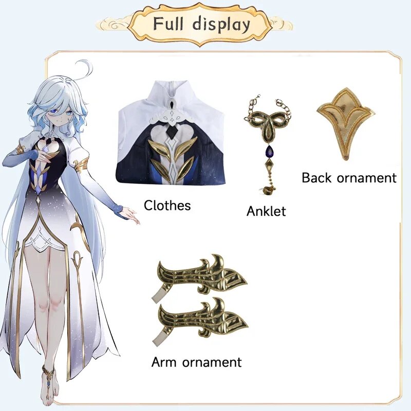 Косплей костюм Furina Genshin Impact, размер M, цвет G Costume
