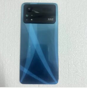Задняя крышка Xiaomi POCO X4 Pro 5G Blue With Lens