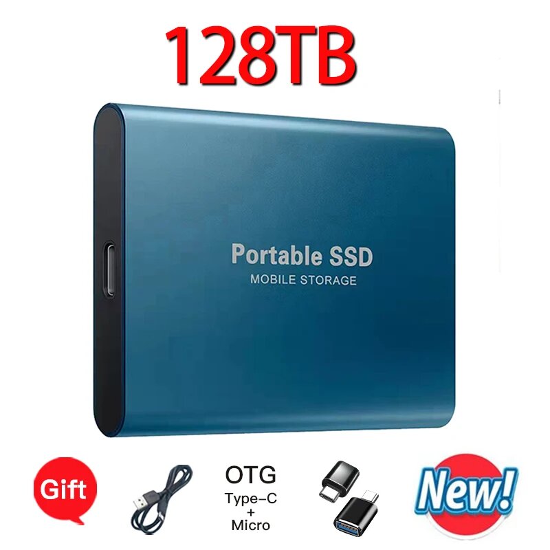 Внешний SSD 128TB Type-C