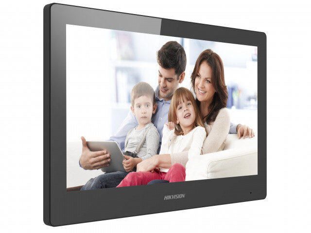 Видеодомофон HikVision DS-KH8520-WTE1 (черный)