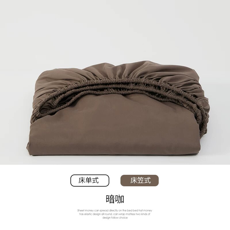 Простыня из 100% хлопкового перкаля для кровати 2.0м - 240x270 см, зима/лето, однотонный